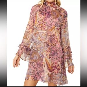 Misa Los Angeles | Dresses | Misa Los Angeles Saint Paisley Mini Dress ...